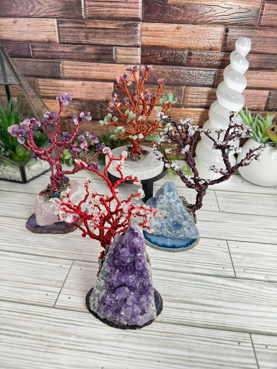 Gemstone Tree by Local Artist – Buried Treasures Crystals