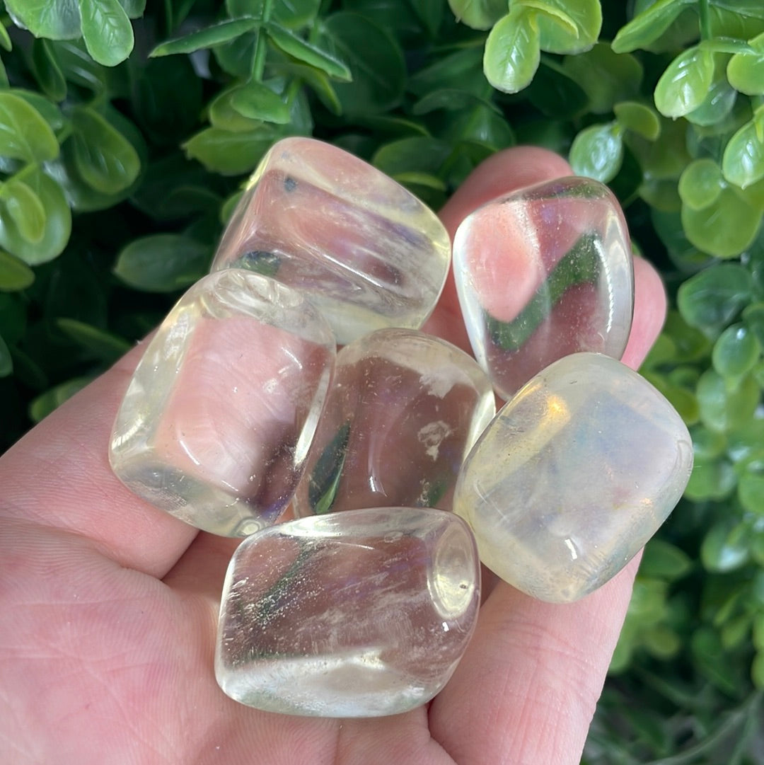 Golden Gaia Tumbled Stones – Buried Treasures Crystals